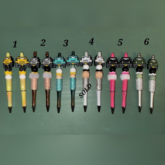 Handmade | Office | Handmade Colorful Jeep Novelty Pens Choose One ...